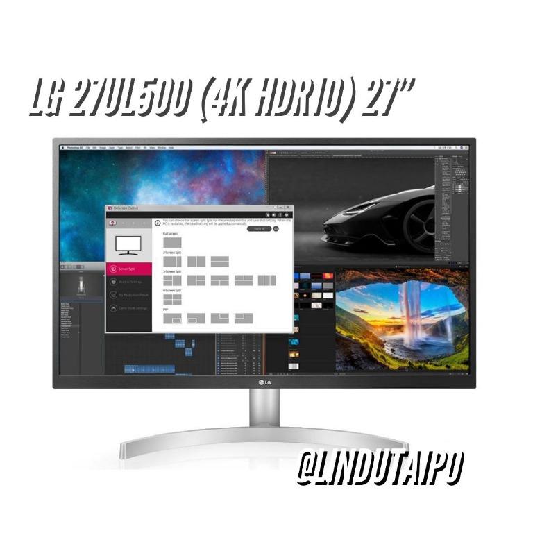 【請查詢存貨】全新行貨 - 27" LG 27UL500 UltraFine 4K HDR10 FreeSync IPS 高動態顯示器 ...