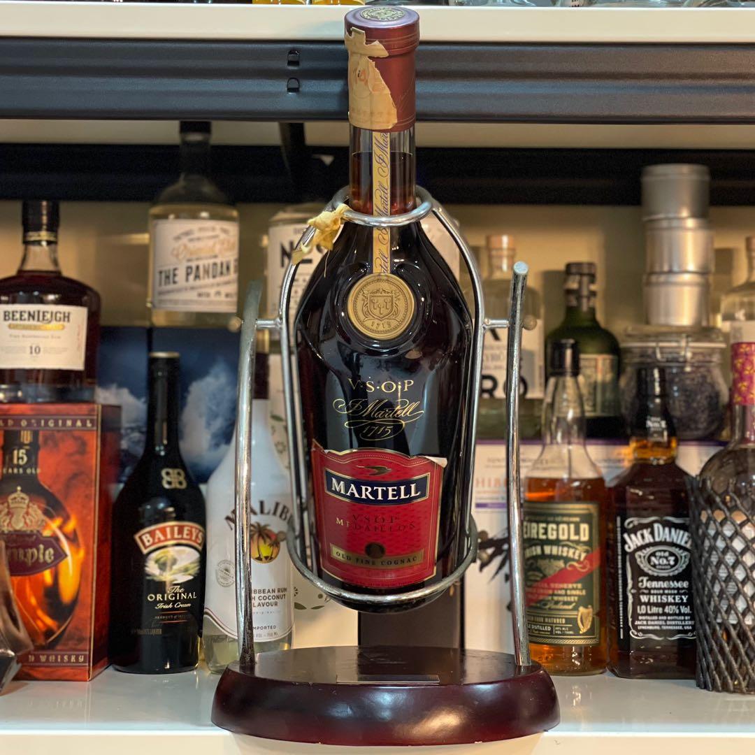 3L Martell Cannon 大炮 老酒 VSOP Cognac with swing cradle huge 3000ml, Food & Drinks, Alcoholic ...