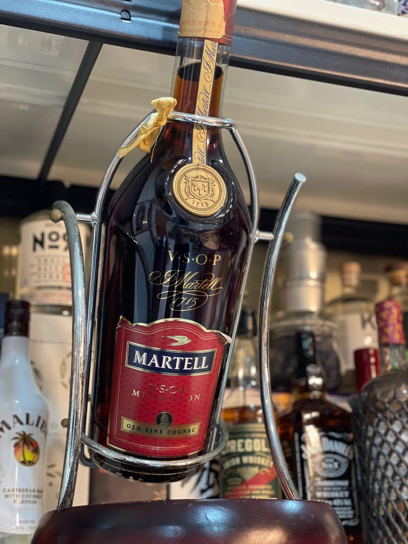 3L Martell Cannon 大炮 老酒 VSOP Cognac with swing cradle huge 3000ml, Food & Drinks, Alcoholic ...