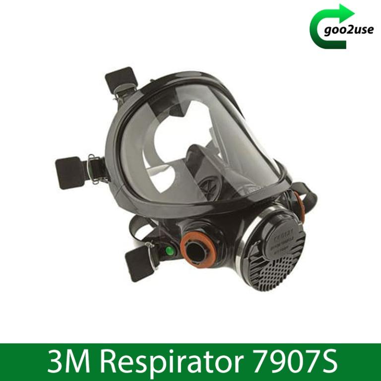 3m邃 Reusable Full Face Respirator Mask 7907s Health Nutrition