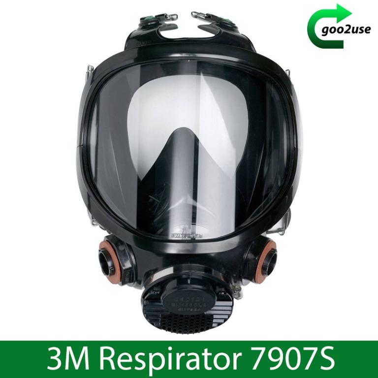 3m邃 Reusable Full Face Respirator Mask 7907s Health Nutrition
