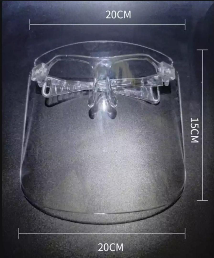 Acrylic Face Shield Full Face with Box, Beauty & Personal Care, Face ...