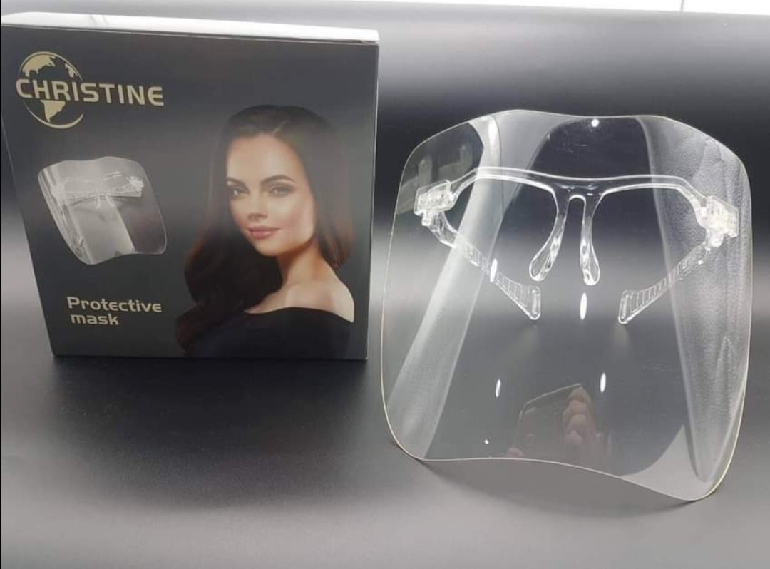 Acrylic Face Shield Full Face with Box, Beauty & Personal Care, Face ...