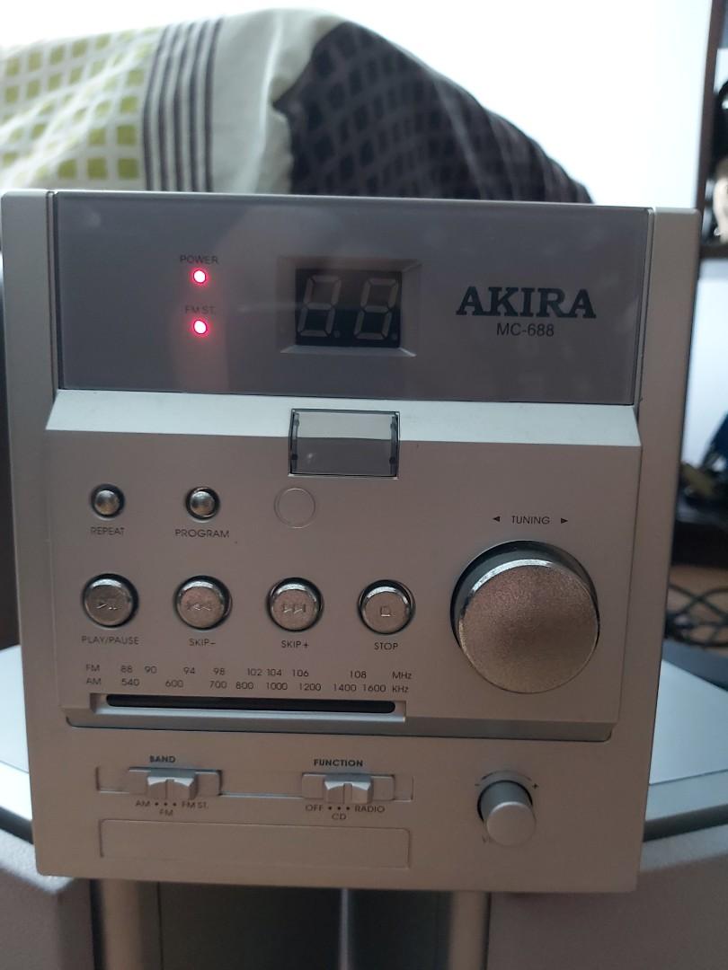CD spoilt: Akira mini hifi stereo system - FM stereo/ AM radio, Audio ...