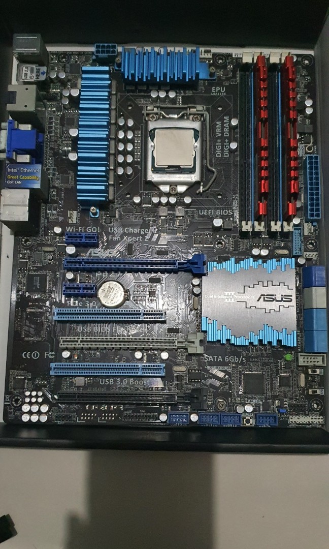 Asus p8z77-v z77 motherboard combo + i7-3770 + 3x4gb 1600 mhz ...