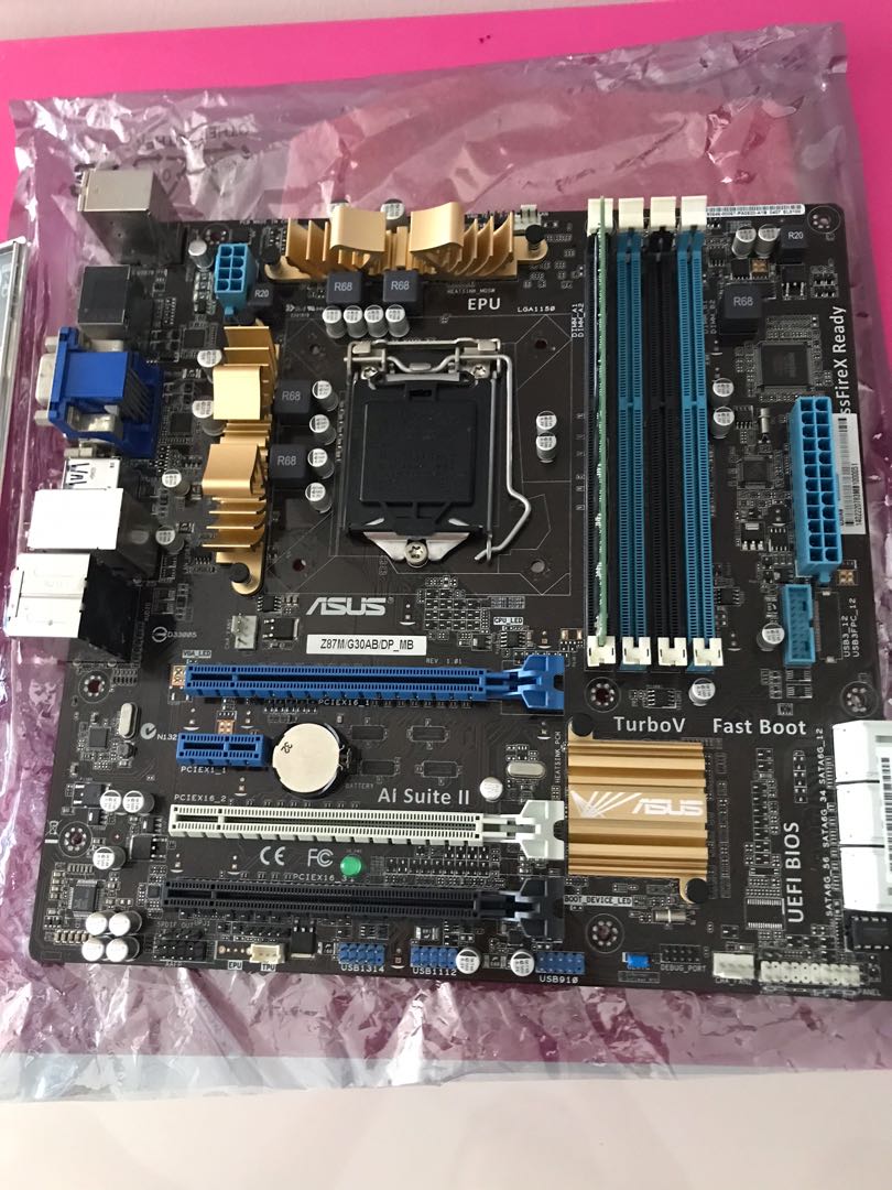 ASUS Z87M G30AB DP recognized MB motherboard