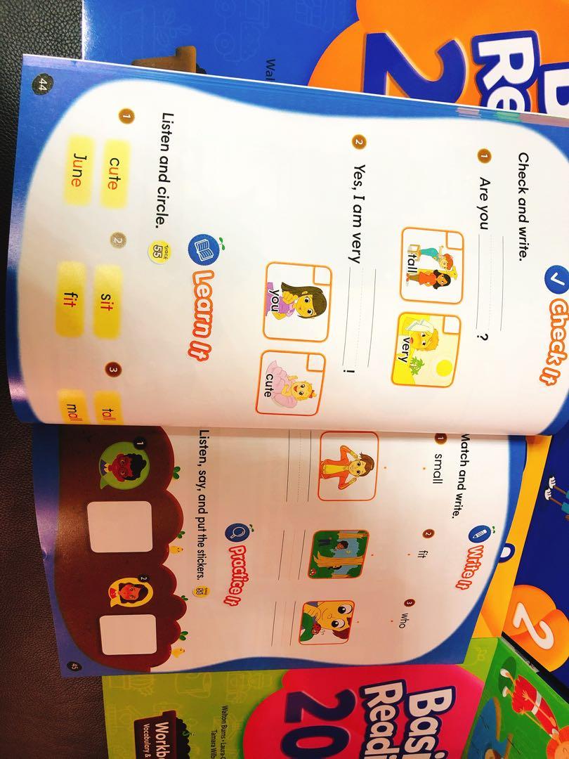 點讀版BASIC READING 200 KEY WORDS/STUDENT BOOK WITH WORKBOOK 6 Book Set支援小達人點讀筆, 興趣及遊戲, 書本 & 文具, 書本 ...