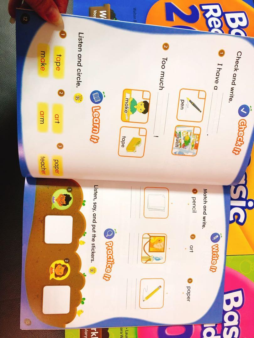 點讀版BASIC READING 200 KEY WORDS/STUDENT BOOK WITH WORKBOOK 6 Book Set支援小達人點讀筆, 興趣及遊戲, 書本 & 文具, 書本 ...