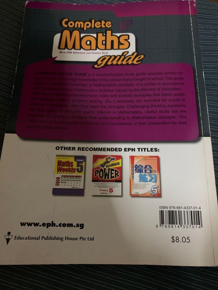 Complete Maths Guide Book P5, Hobbies & Toys, Books & Magazines ...