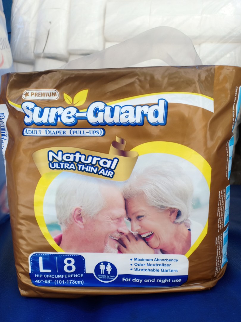 Diaper large pull up sureguard, Beauty & Personal Care, Sanitary ...