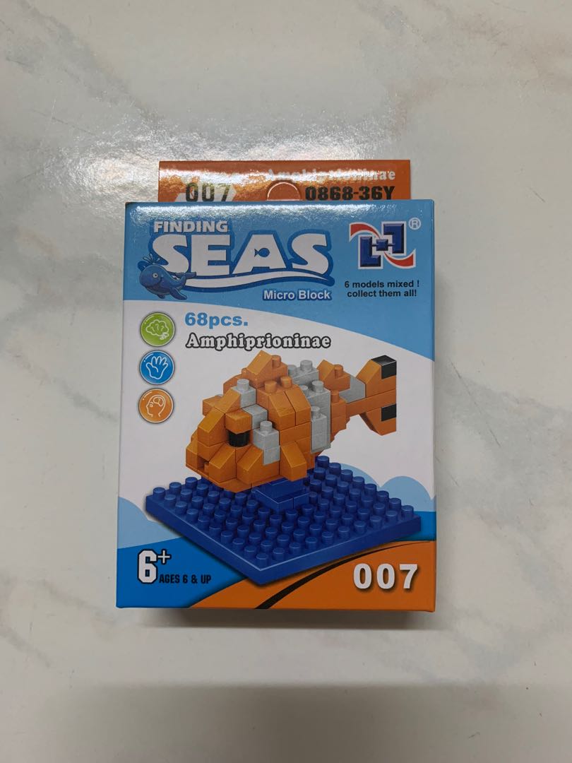 Finding Sea (Brick Intellect) Micro Block Set, Hobbies & Toys, Toys ...