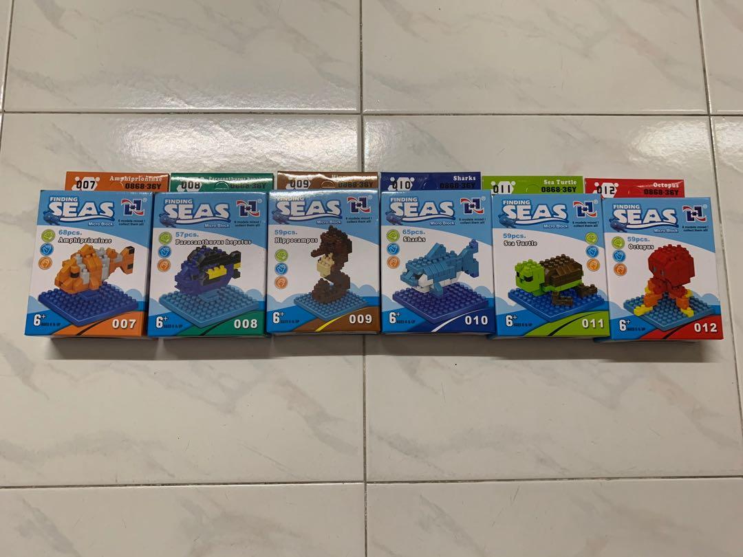 Finding Sea (Brick Intellect) Micro Block Set, Hobbies & Toys, Toys ...