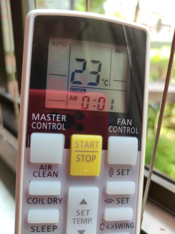 Fujitsu AirCon Remote Control AR-RY3 AR-RAH1E AR-RAC3E, TV & Home ...