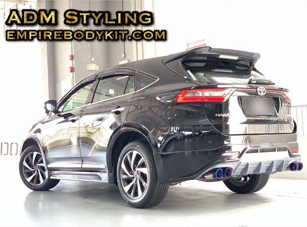 Toyota Harrier Turbo Bodykit / Harrier Spoiler / ADM Styling Upgrade ...