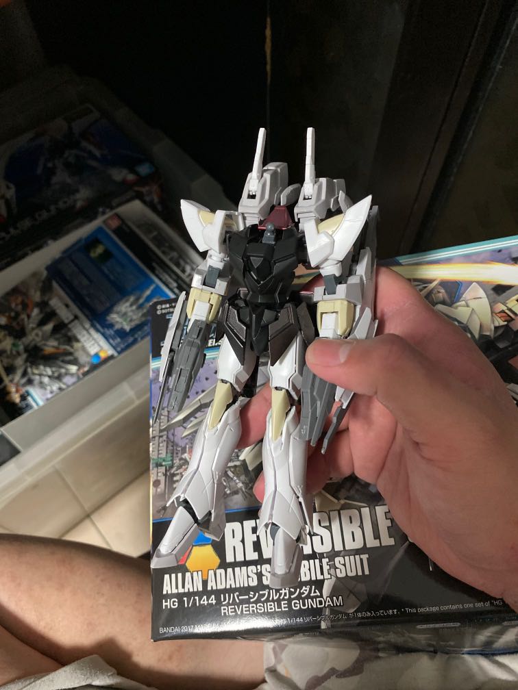 Hg reversible Gundam ( built ), Hobbies & Toys, Toys & Games on Carousell