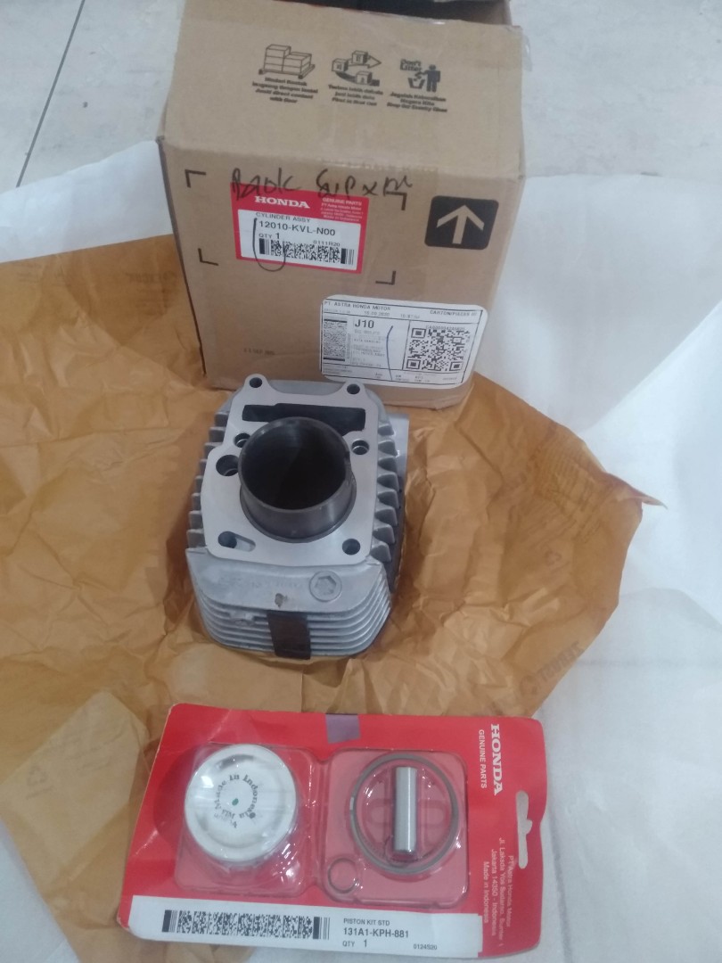 Honda wave 125 original block set, Motorcycles, Motorcycle Accessories ...