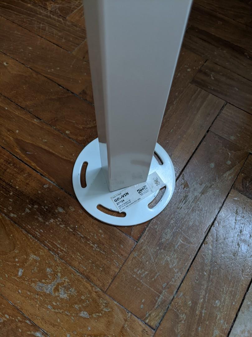 IKEA GODVIN Table Leg (White X1), Furniture & Home Living, Furniture ...