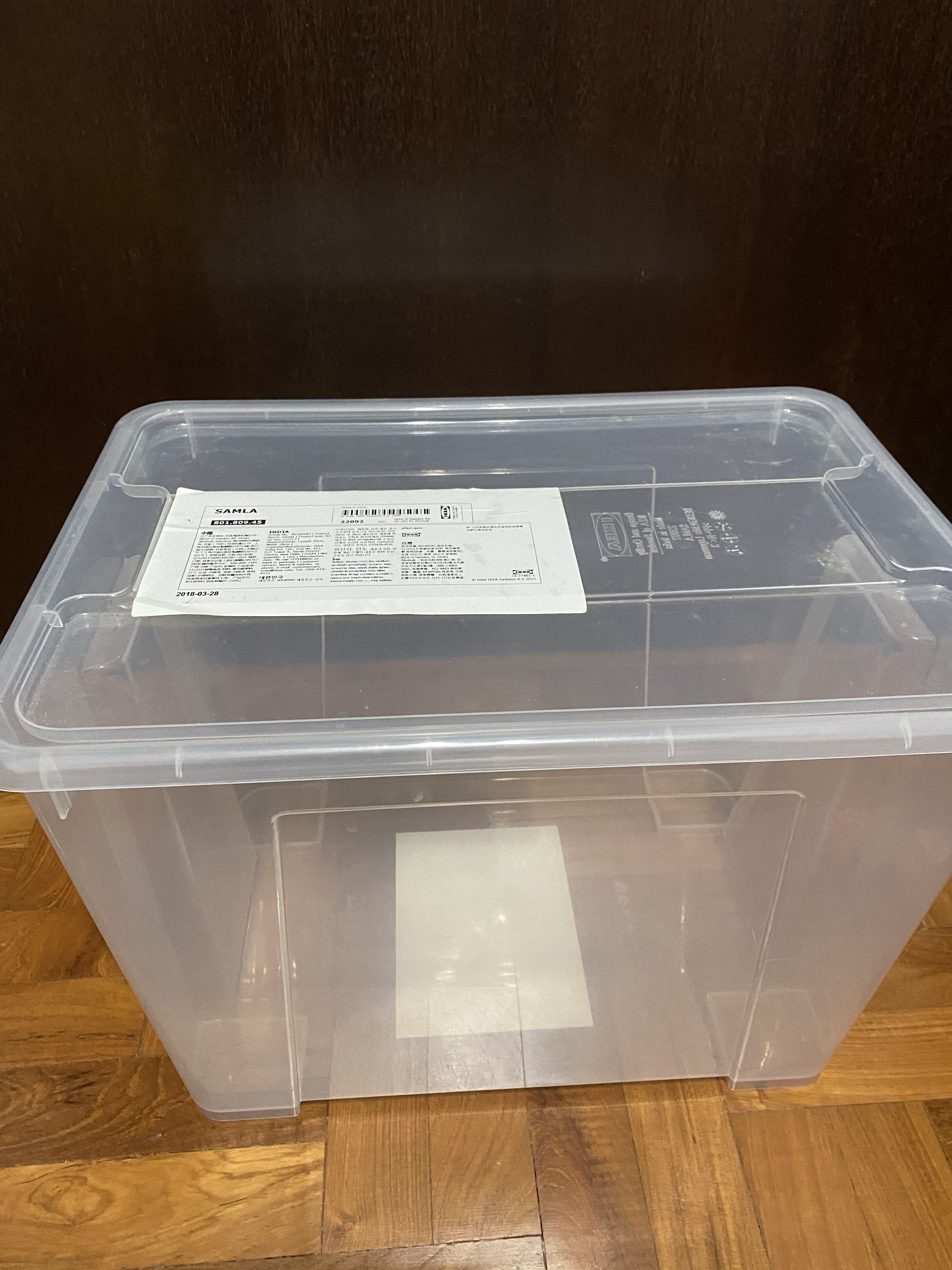 Ikea container Samla, Everything Else on Carousell