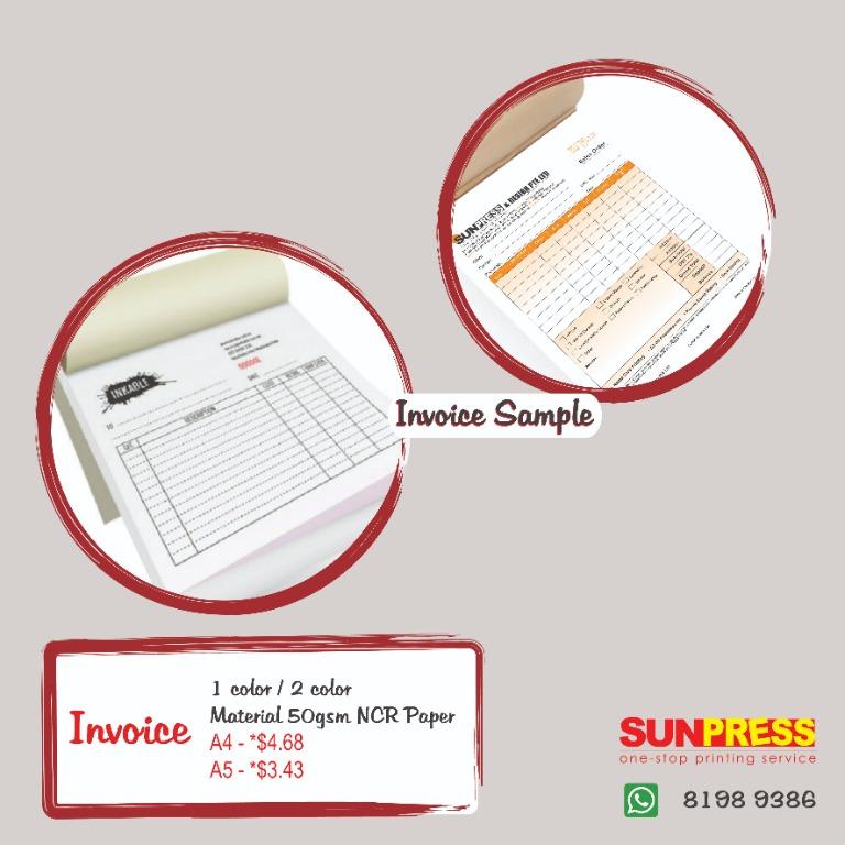 Invoice / Payment, Hobbies & Toys, Stationery & Craft, Stationery ...