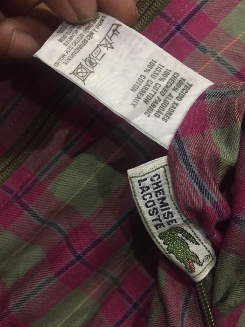 Lacoste Made In Portugal Double Side Jacket, Men's Fashion, Tops & Sets ...