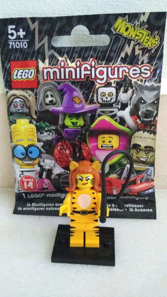 Lego Minifigures Series 14 - Tiger Woman, Toys & Games, Bricks ...