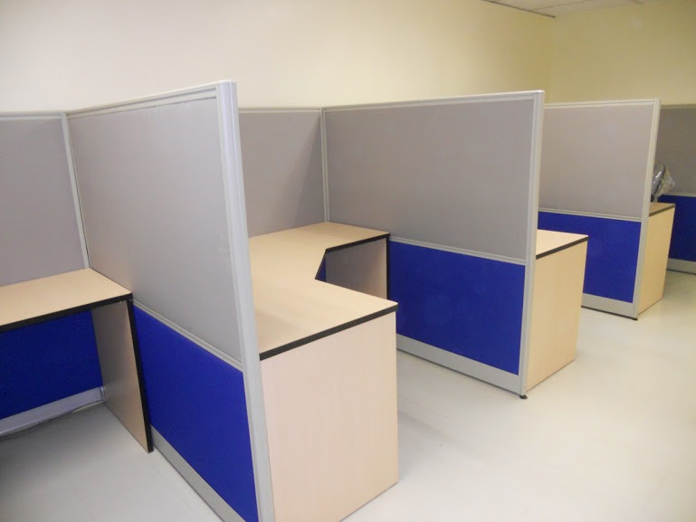 L-shape Table Office Partitions, Furniture & Home Living, Office ...