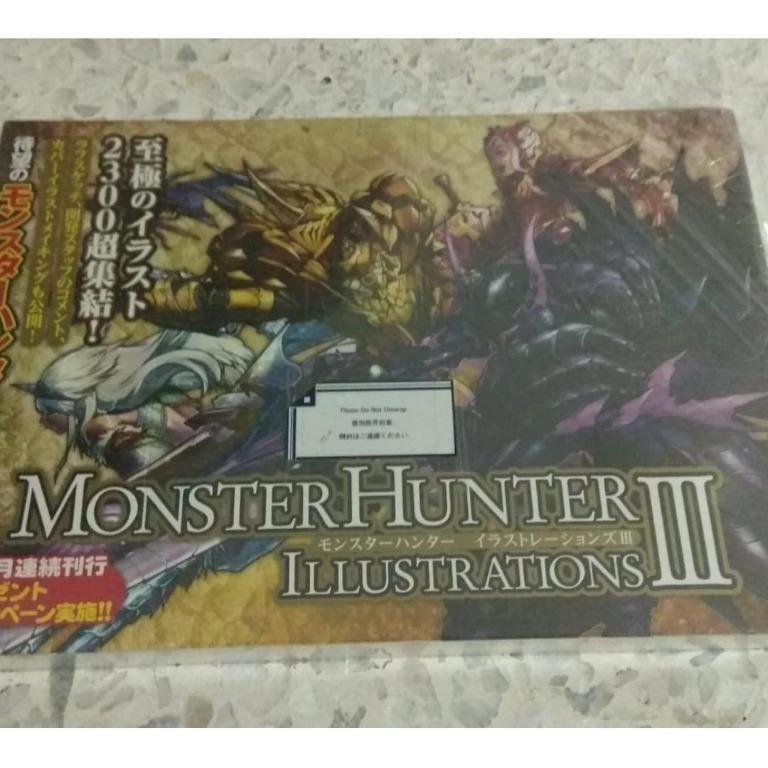 Monster Hunter Illustration 3 Artbook (Un-opened) Japanese, Hobbies ...