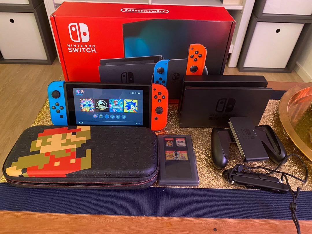 Nintendo Switch Console Gen 2 with box and receipt, Video Gaming, Video ...