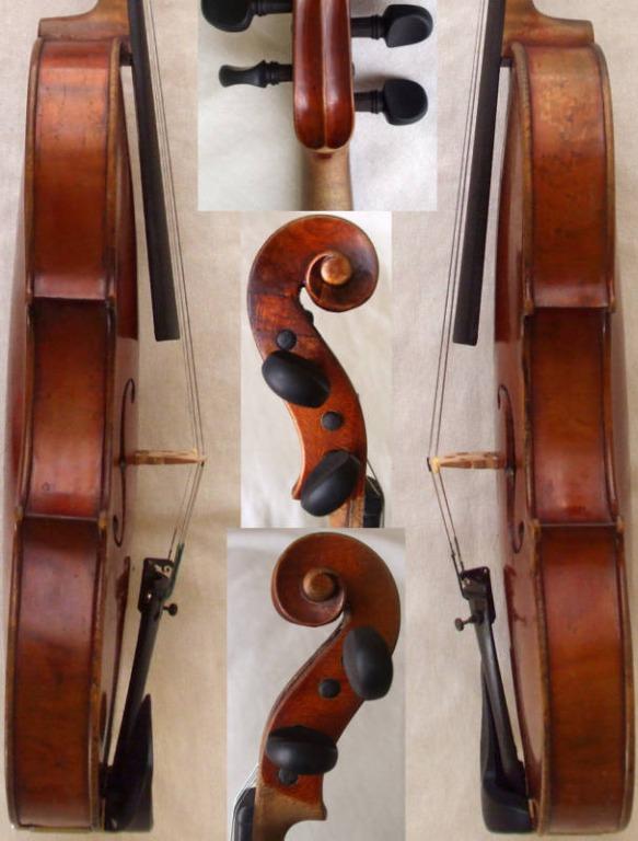 Old violin labeled Gaspar Da Salo, Hobbies & Toys, Music & Media ...