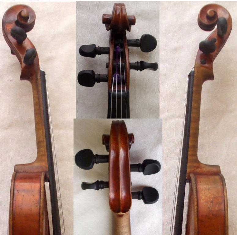 Old violin labeled Gaspar Da Salo, Hobbies & Toys, Music & Media ...