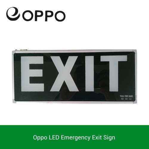 Oppo LED Emergency Exit Light Safety Sign, Furniture & Home Living ...