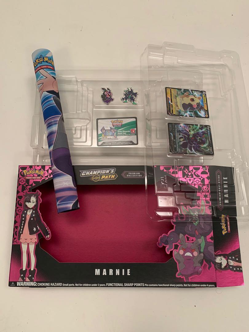 Pokemon Champion’s Path Marnie Premium Collection (No Packs), 興趣及遊戲, 玩具 & 遊戲類 - Carousell