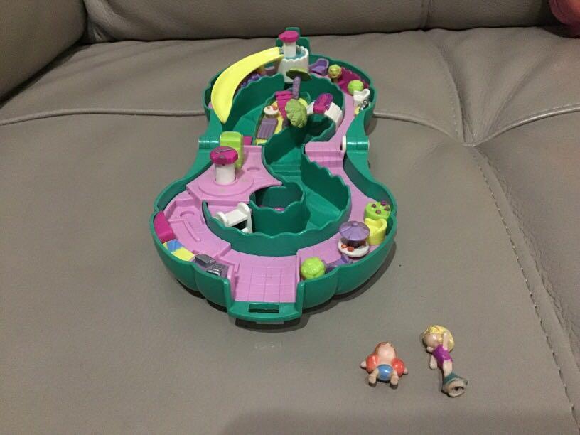 Polly Pocket Splash 'N Slide Water Park - vintage 1995 Bluebird toy ...