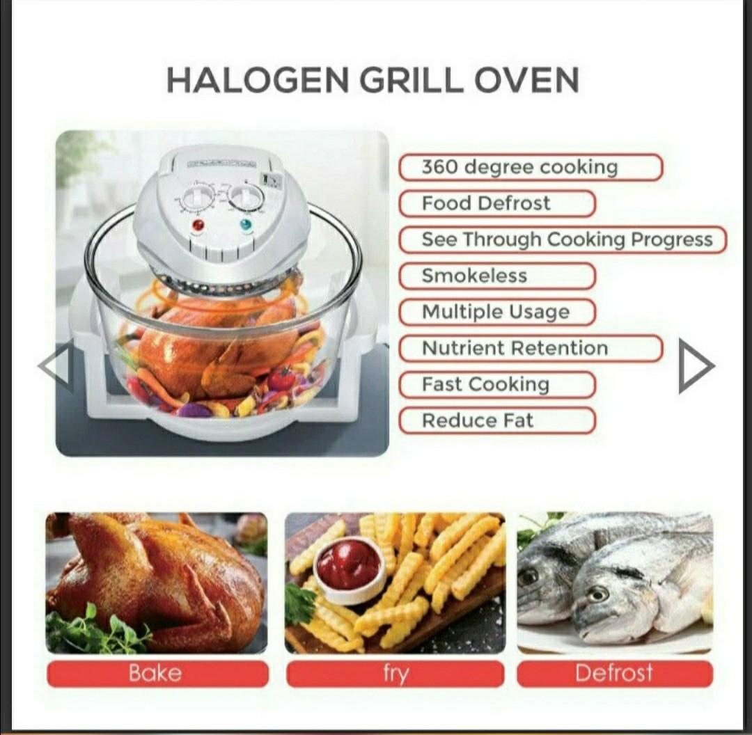 Powerpac Halogen Grill Oven, TV & Home Appliances, Kitchen Appliances ...