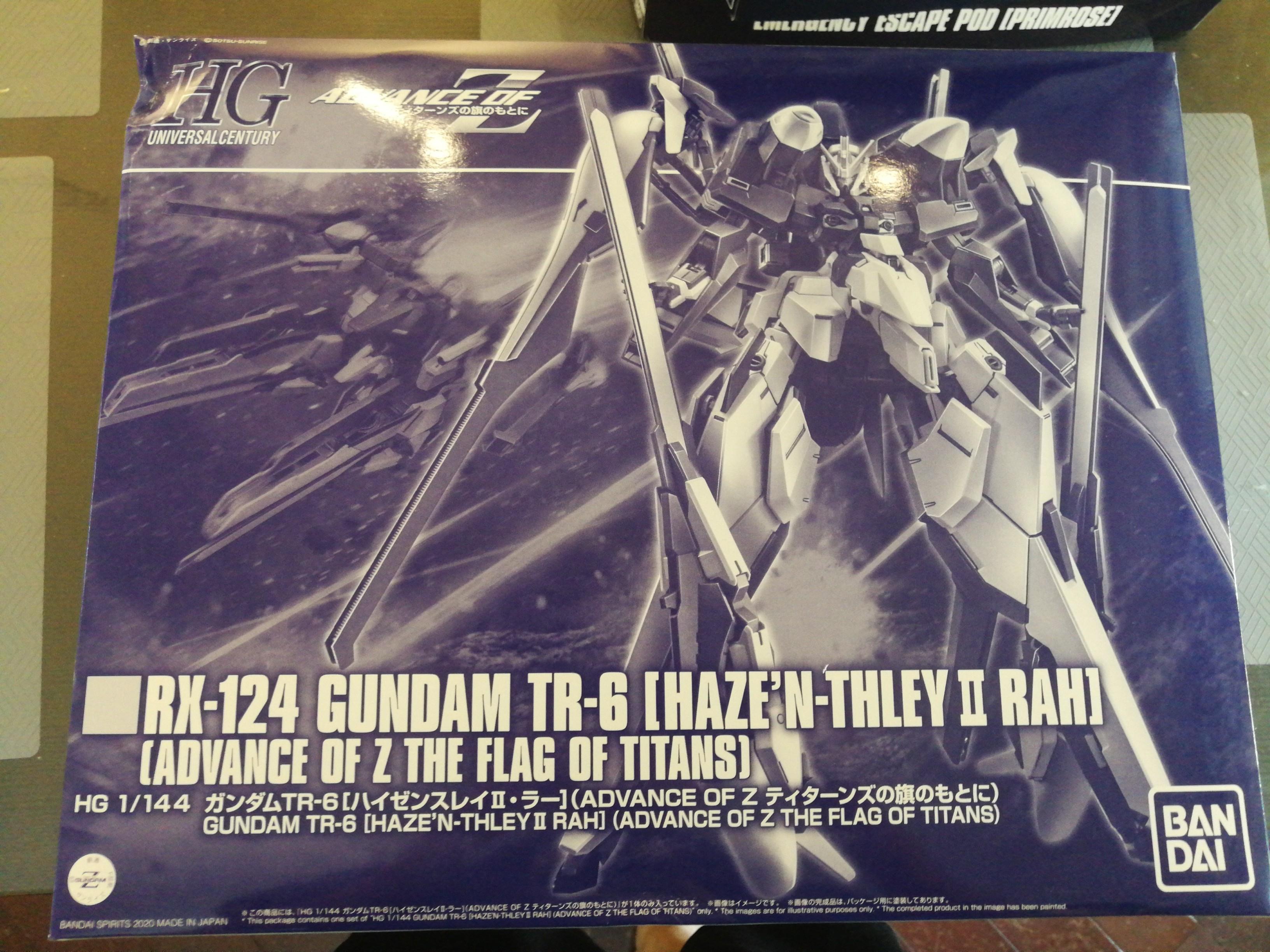 全新限定Prmium Bandai PB hg 高達 rx 124 gundam tr-6 -(Haze'n-Thley II Rah), 興趣及遊戲, 玩具 & 遊戲類 - Carousell