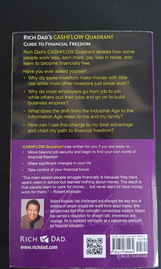 Rich Dads Cashflow Quadrant Guide To Financial Freedom Robert