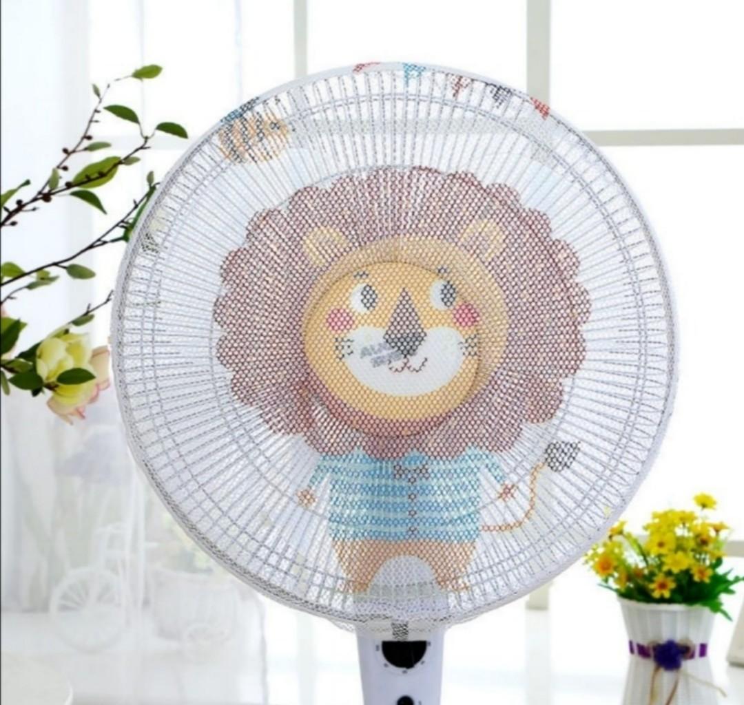 Safety Cute Baby Fan Cover, Fan Cover Protection, Secured Netting for ...