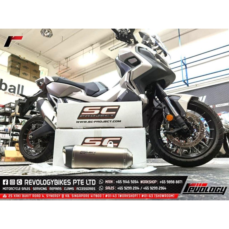 SC PROJECT EXHAUST PIPE FOR XSR900/MT09/TRACER/XADV, Motorcycles ...