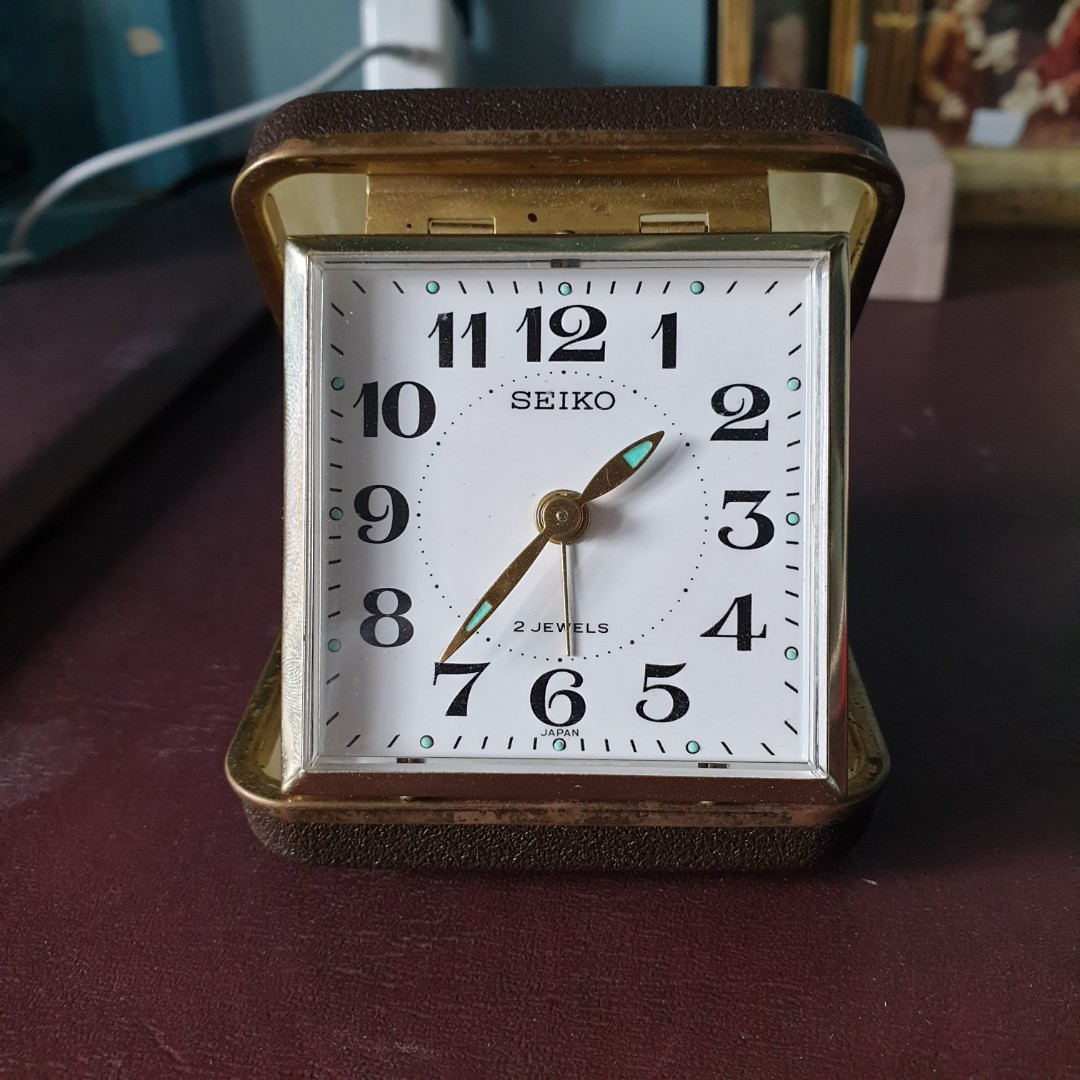 Seiko mechanical travel alarm clock, Hobbies & Toys, Memorabilia ...