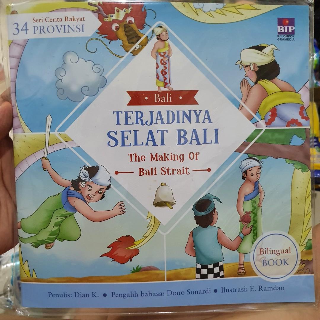 Seri Cerita Rakyat 34 Provinsi Terjadinya Selat Bali Strait Bilingual ...