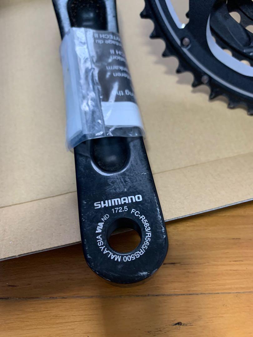 Shimano Road Triple Crankset (FC-R563) 10-speed, Sports Equipment ...