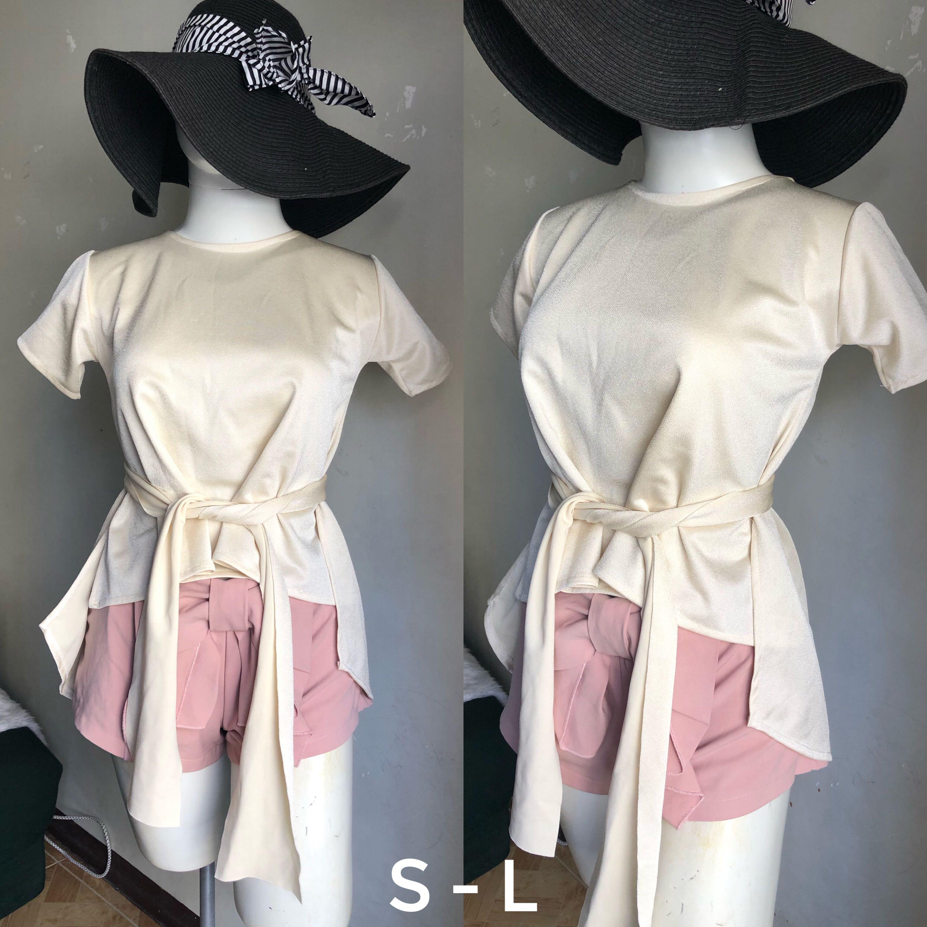 (S-L) Long Back Blouse, Women's Fashion, Coats, Jackets and Outerwear ...