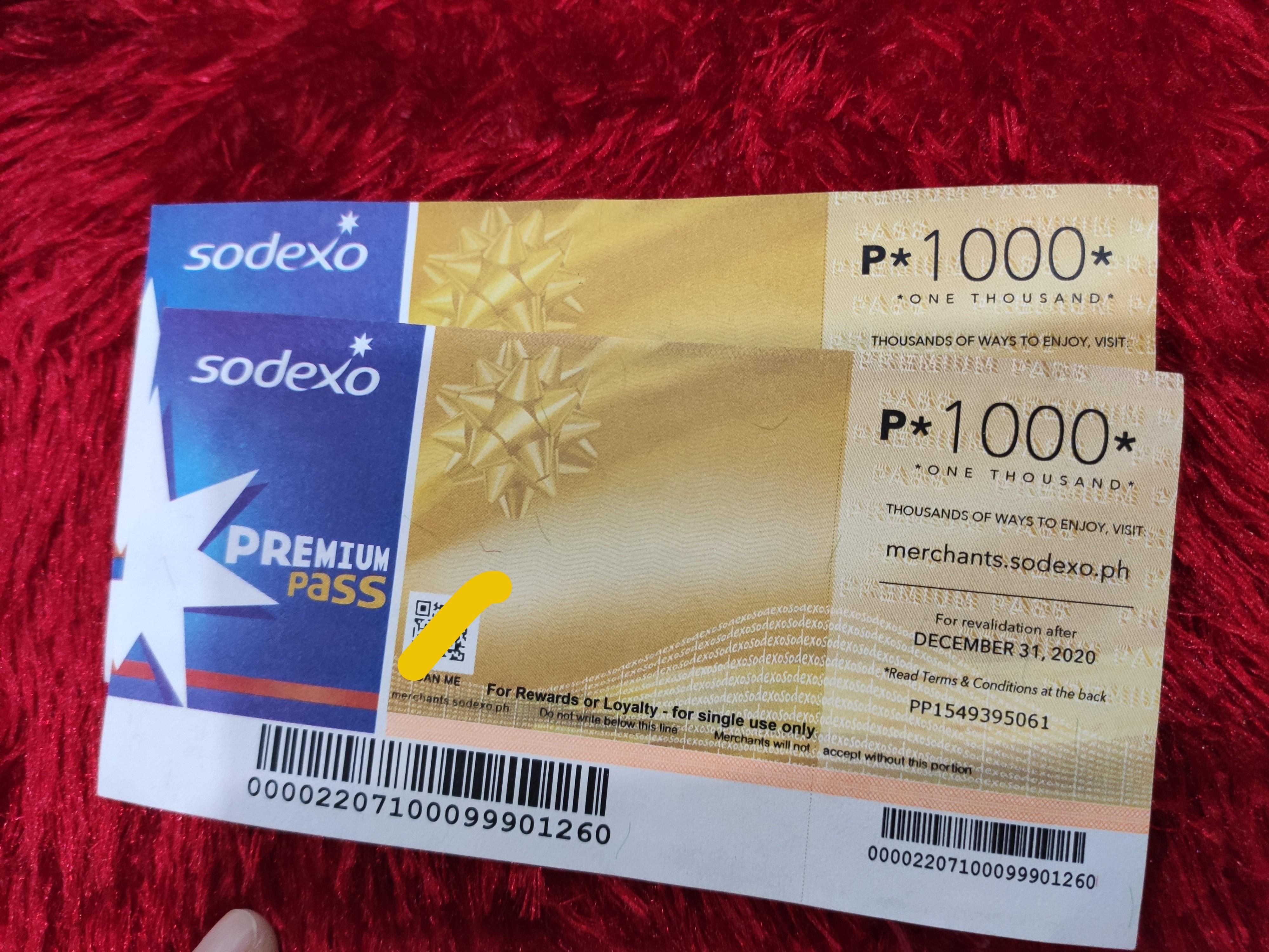 Sodexo, Tickets & Vouchers, Store Credits on Carousell