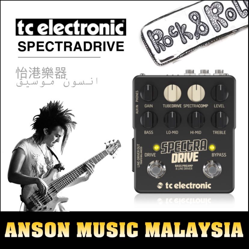 TC Electronic SpectraDrive Bass Preamp Overdrive Effect Pedal, Hobbies ...