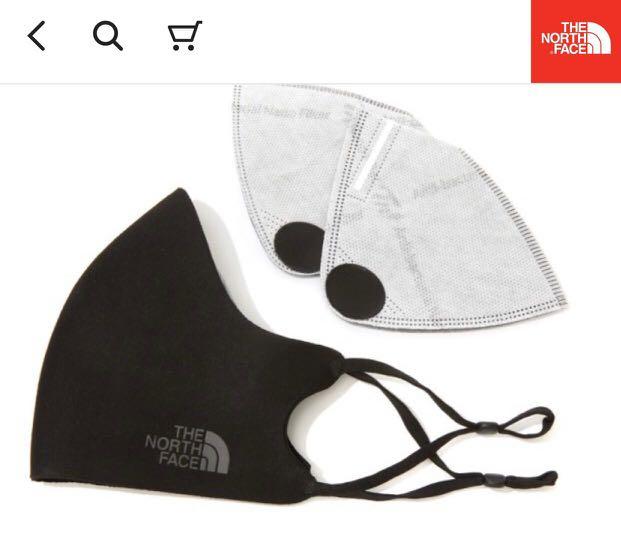The North Face TNF Filter Mask Black NA5AL57A, Health & Nutrition, Face ...