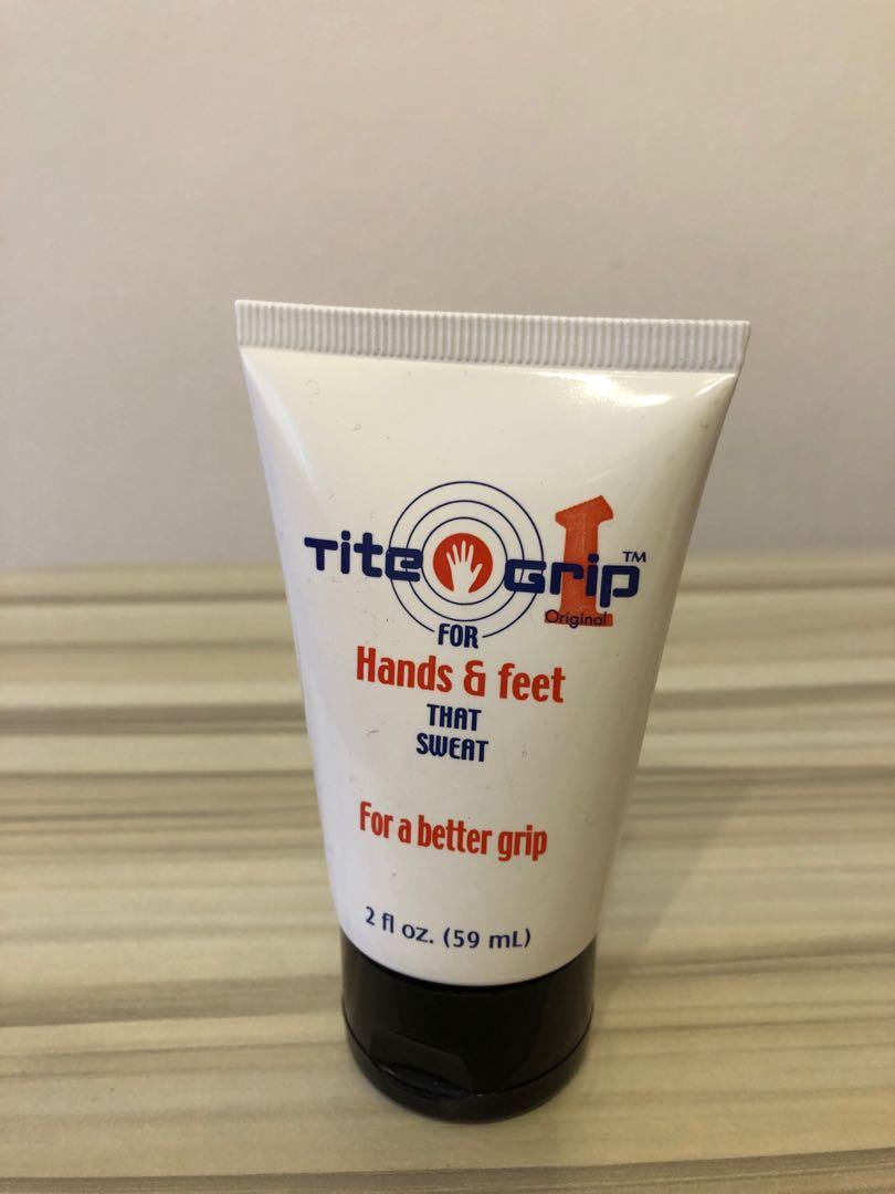 Tite Grip I - antiperspirant hand cream, Sports Equipment, Exercise ...