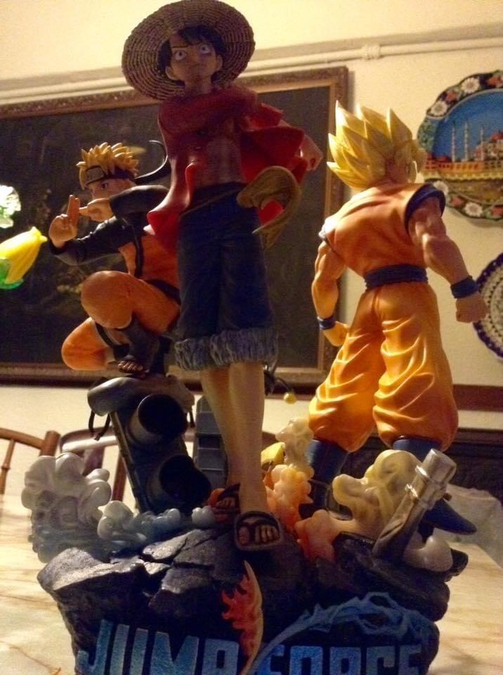 Jump Force Collector's Edition Diorama Statue Goku Luffy Naruto Uzumaki ...