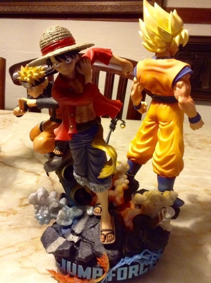 Jump Force Collector's Edition Diorama Statue Goku Luffy Naruto Uzumaki ...