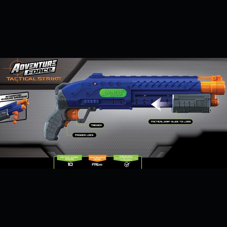 Adventure Force Tactical Strike Liberator Compatible with NERF Rival ...