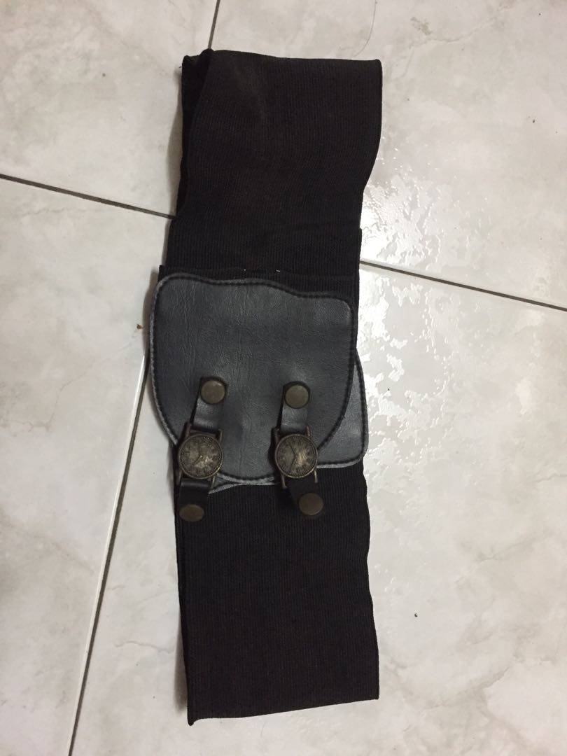 Antique clock wide belt, Women's Fashion, Watches & Accessories, Belts ...